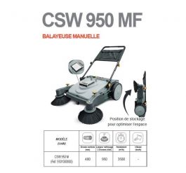 Balayeuse manuelle CSW950MF pivotante 360° Réf : 93010008